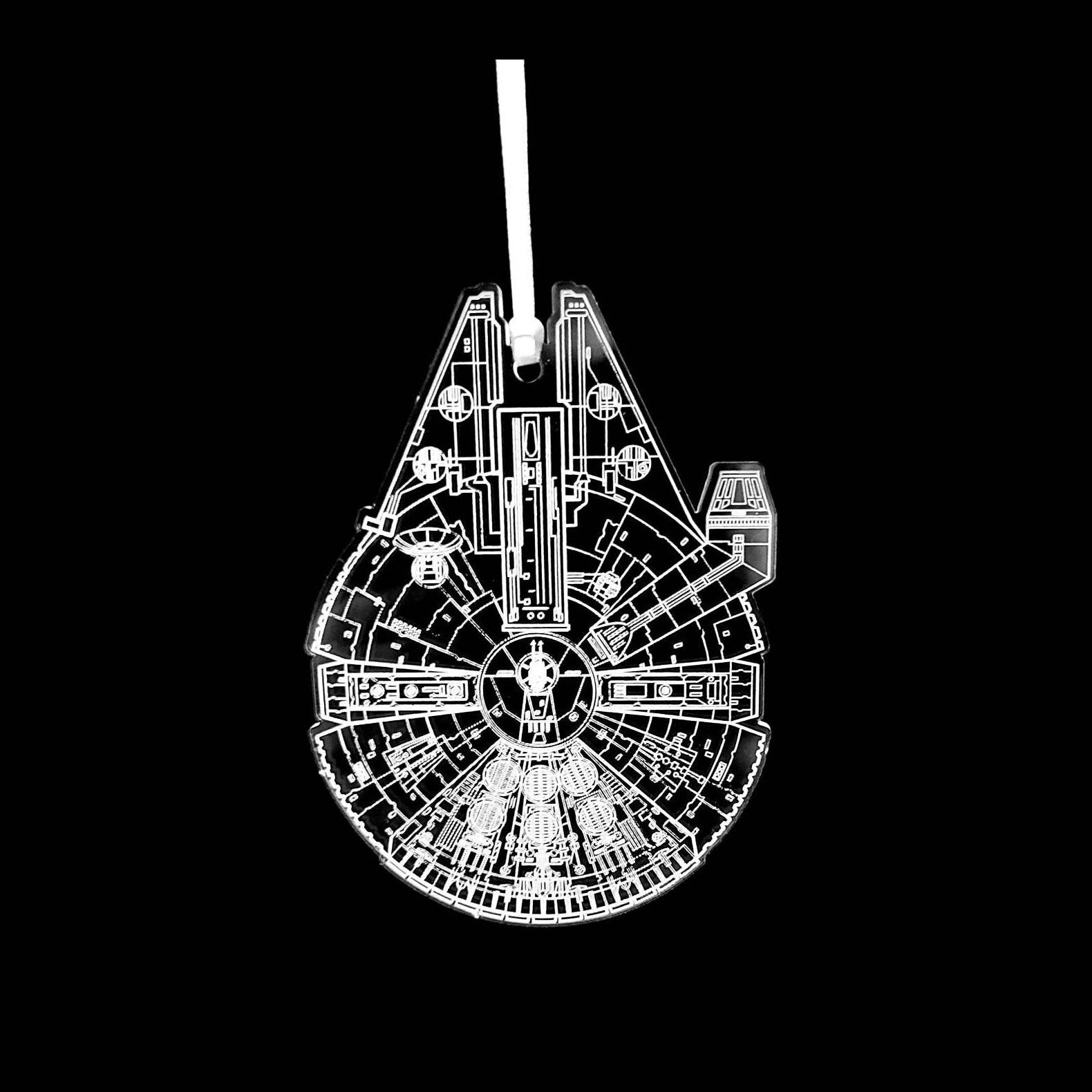 Millennium Falcon Christmas Tree Decoration – Bored Monkey UK